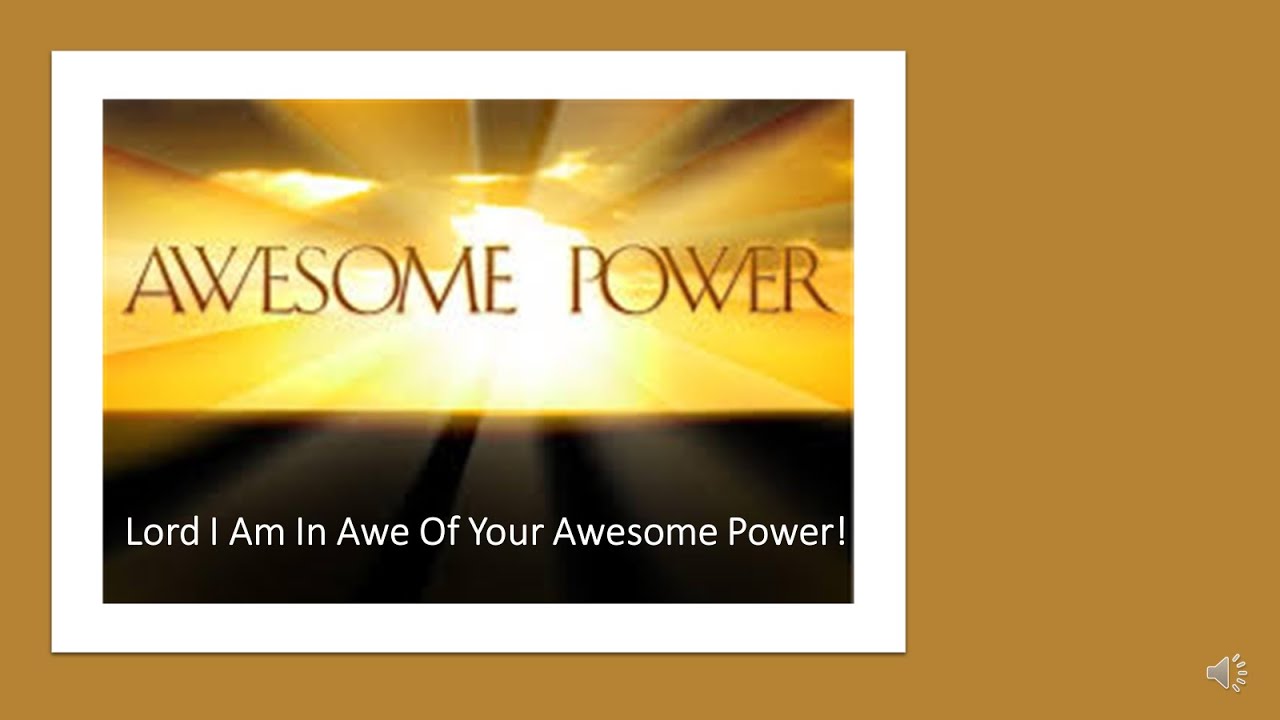 One Minute Inspirations - Lord I Am In Awe Of Your Awesome Power! - YouTube