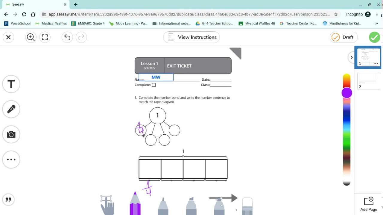 How to post your assignments on Seesaw - YouTube