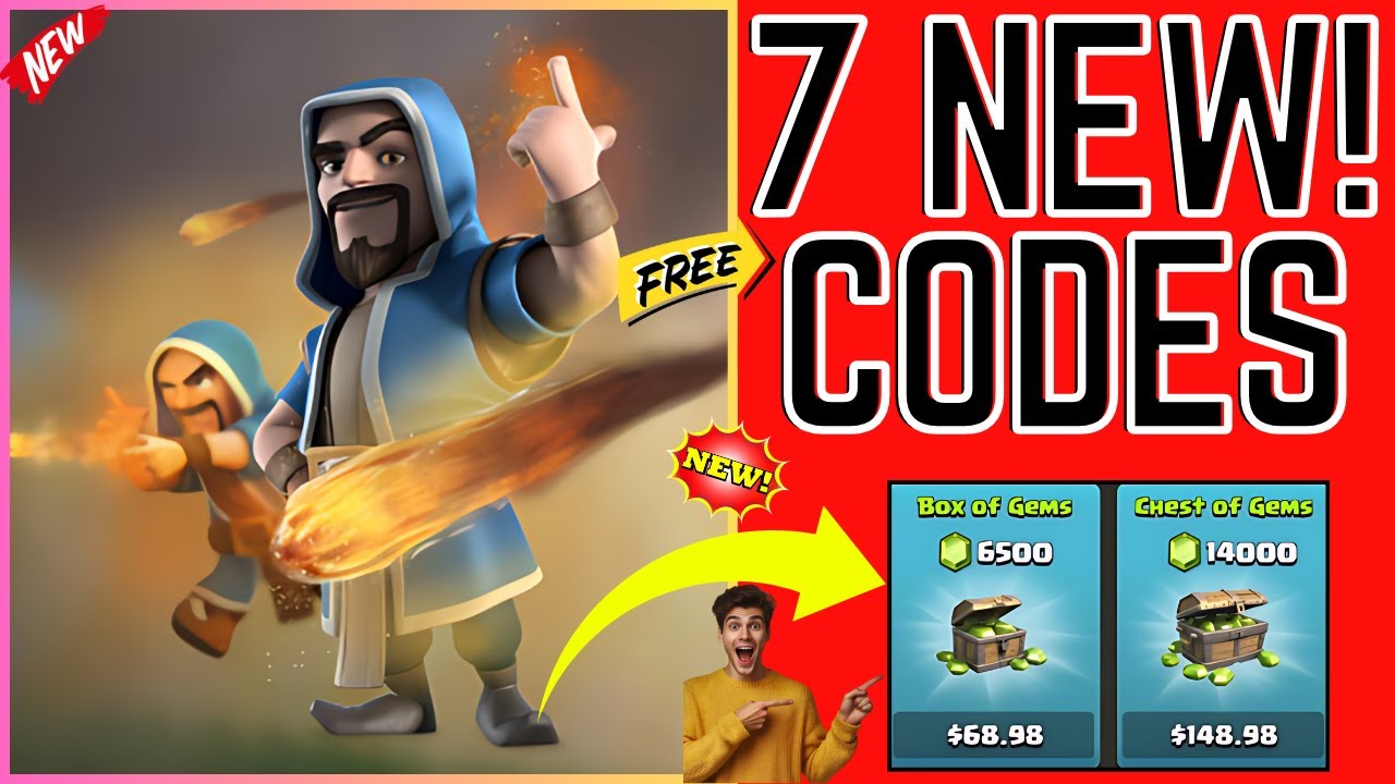 NEWEST⚠️CLASH OF CLANS REDEEM CODES NOVEMBER 2024 - CLASH OF CLANS ...