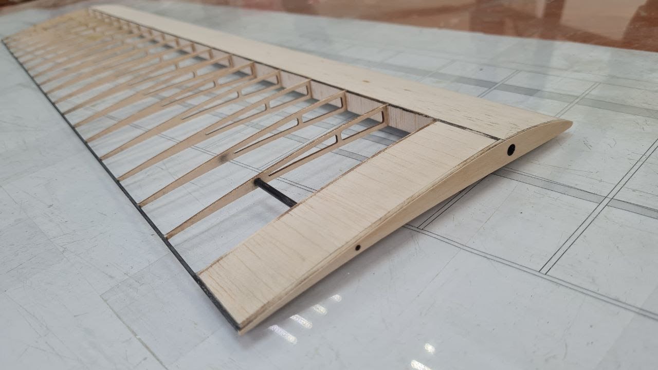 F1C таймерная модель, делаем центроплан ч.2. F1C is a timer model, we ...