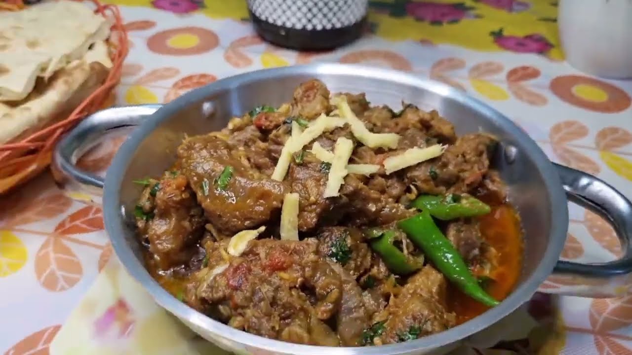 Karahi Ghost Recipe Restaurants Style Mutton Recipe - YouTube