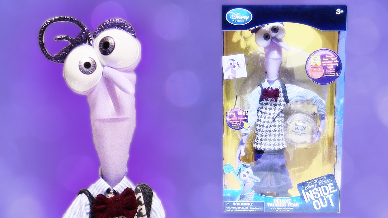 Disney Pixar INSIDE OUT Deluxe Talking Fear Toy with Memory ball from ...