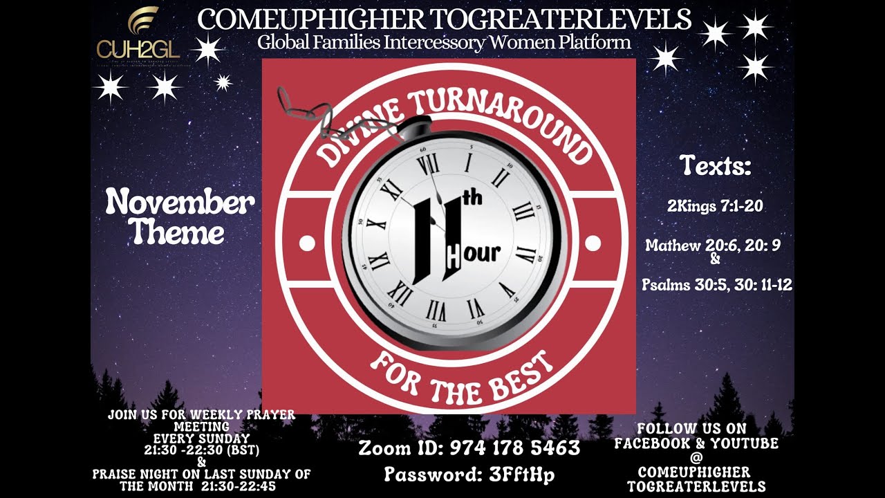 Sunday Message on 11th Hour Divine Turnaround For The Best (131122 ...