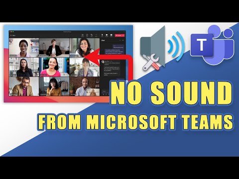 [SOLVED]  NO SOUND in Microsoft TEAMS!  (Fix Sound Issues)