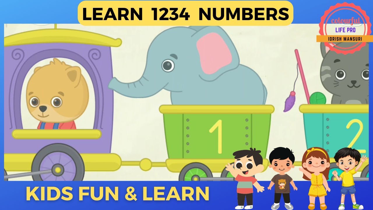 Learn 1234 Numbers | Count 1234 Number | Kids Fun & Learn | Kids ...