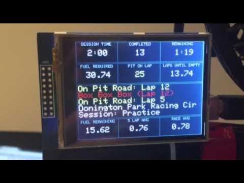 iRacing Arduino Pit Board [v0.5.1] - YouTube