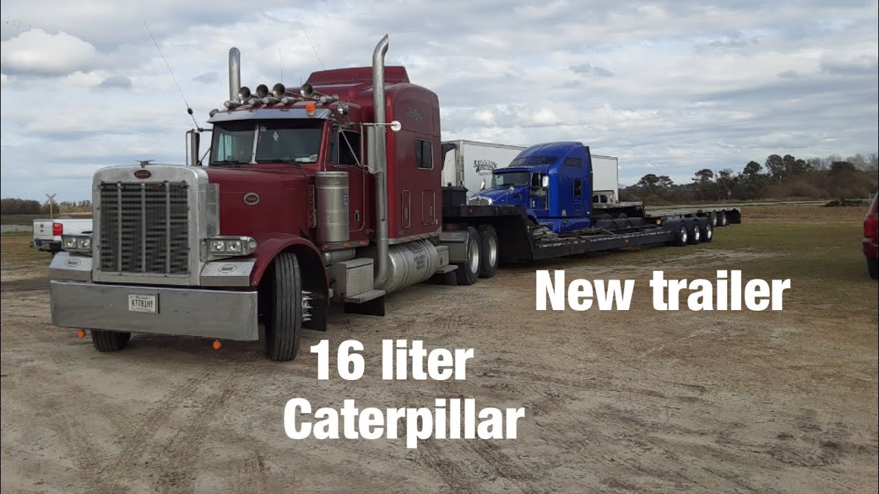 700hp Peterbilt 379 having issues, plus a oversize load!!! - YouTube