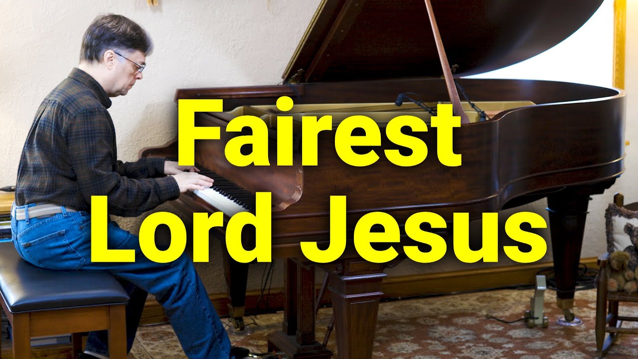 Fairest Lord Jesus - Hymn - Lyrics - YouTube