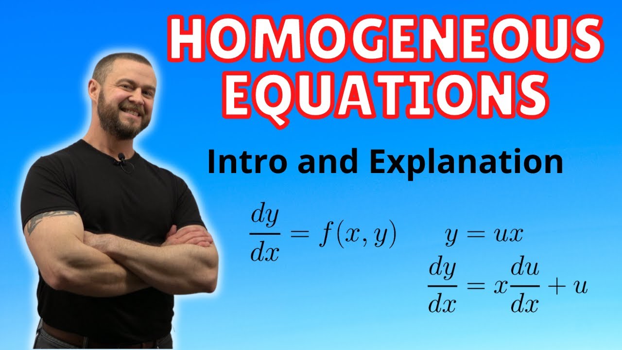 Homogeneous Equations Differential Equations YouTube homogeneous-equations-differential-equations-youtube