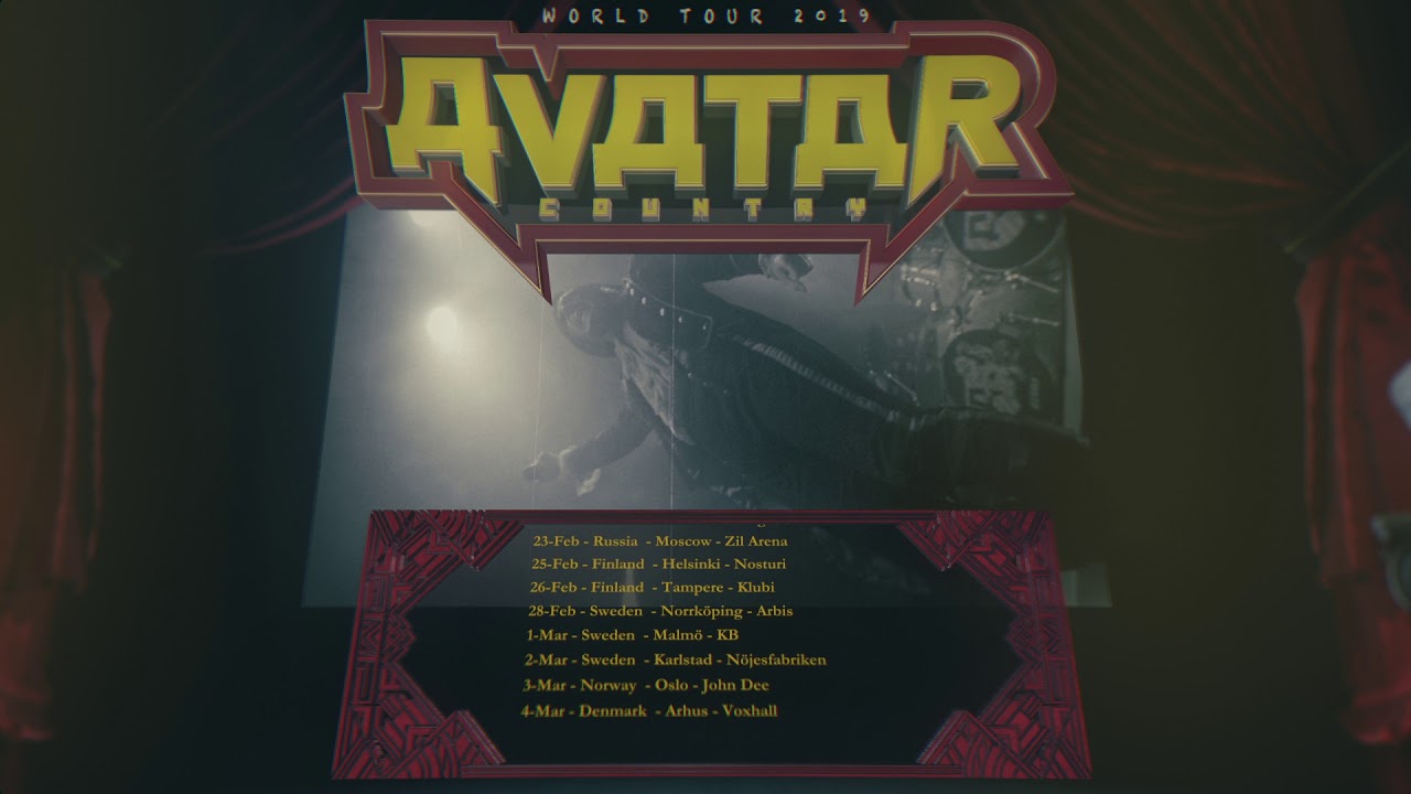 Avatar Country | World tour 2019 - YouTube