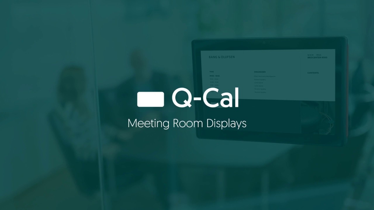 Q-Cal - Meeting Room Displays - The most user-friendly solutions on the ...