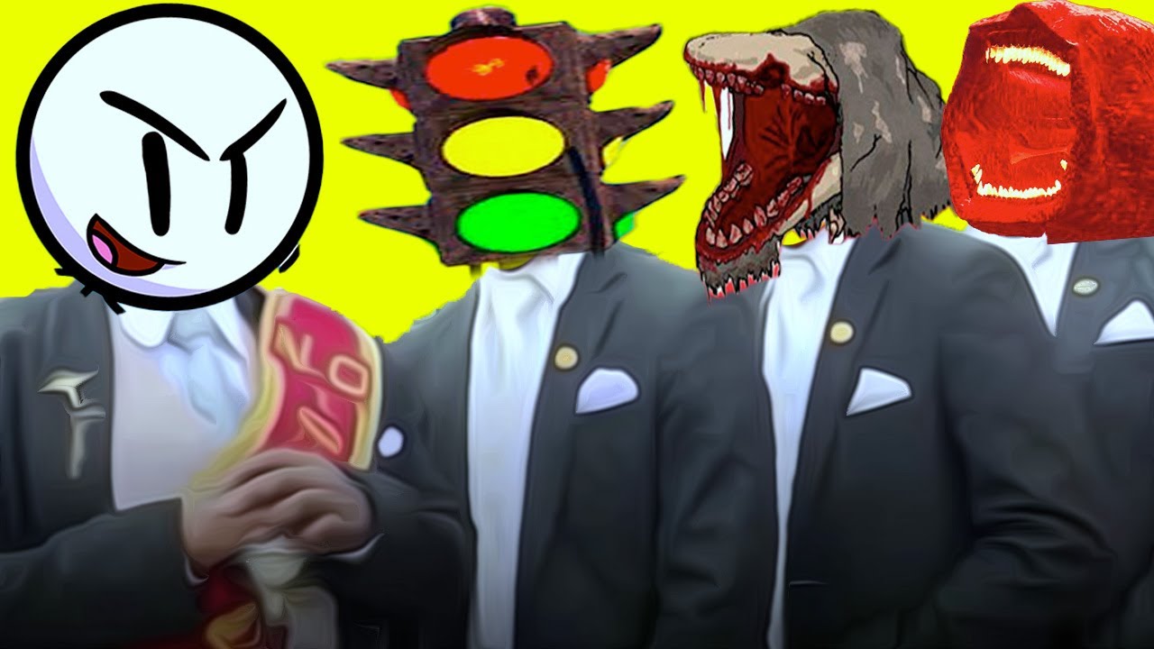 Henry Stickmin & Traffic Light Head & SCP -682 & Train Eater - Coffin ...