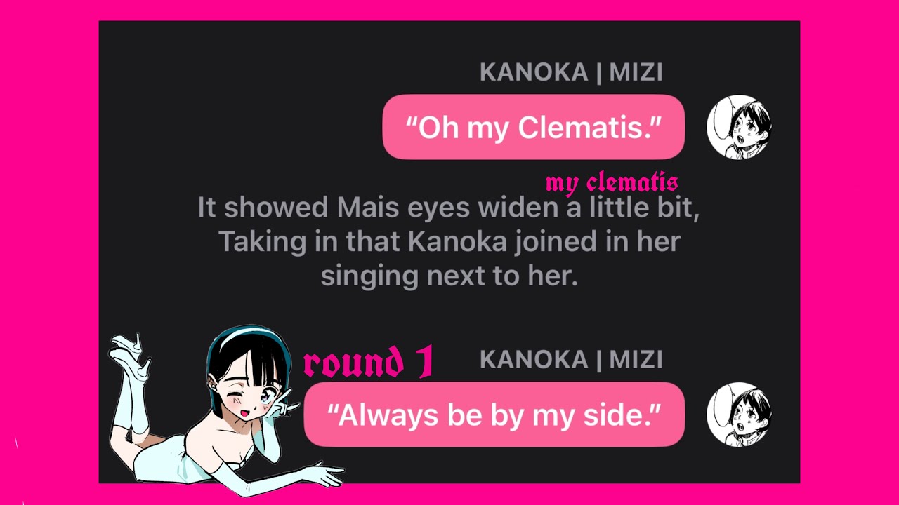 ; ROUND 1 ; || ALNST X HAIKYUU ; /: MY CLEMATIS ;( kanomai angst ...