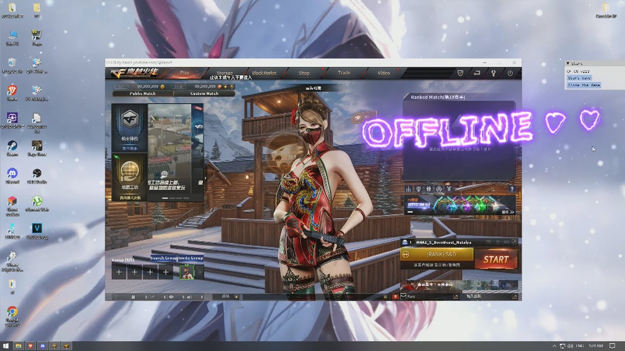 CF CHINA OFFLINE 16 BOTS & ZOMBIE MODE - YouTube