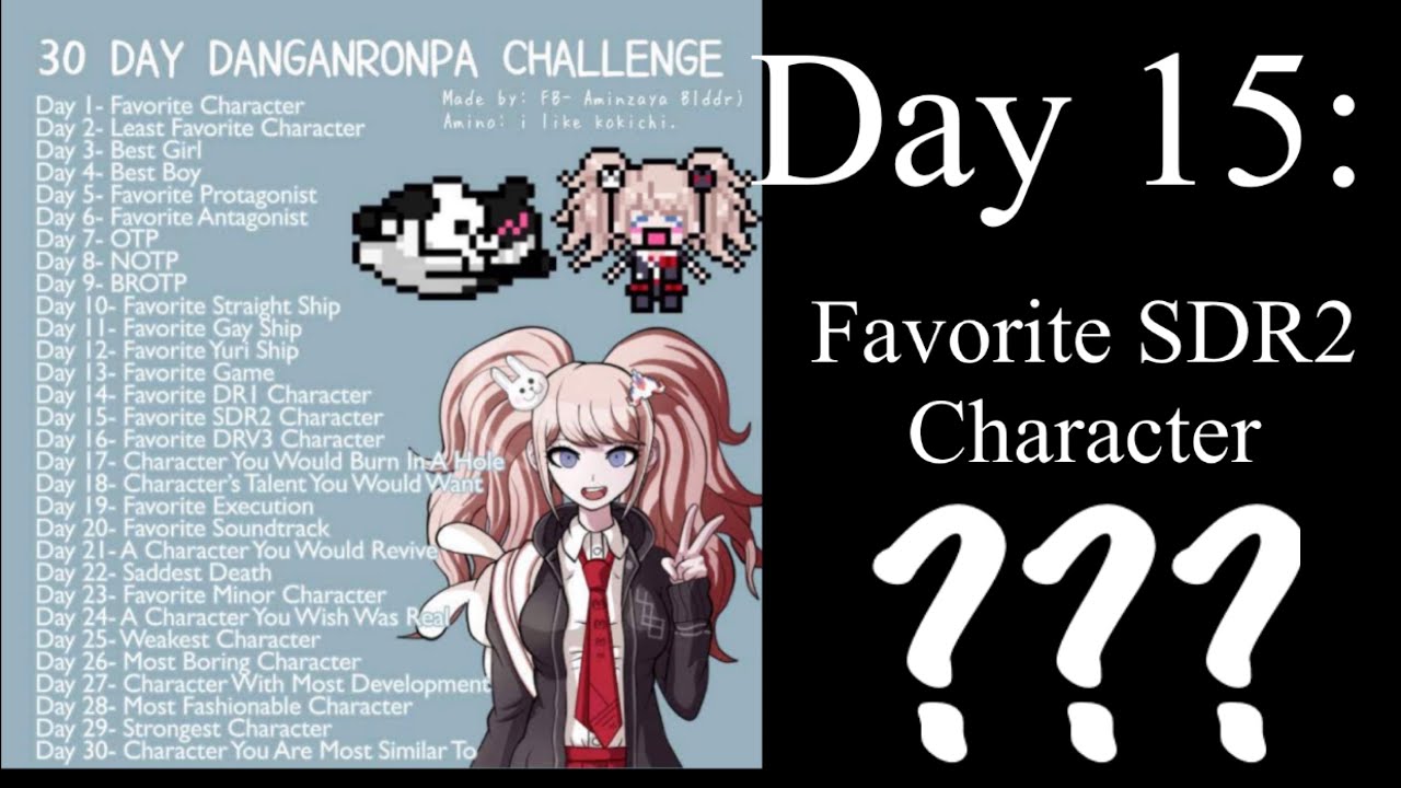30 Day Danganronpa Challenge: Day 12 - Favorite SDR2 Character - YouTube