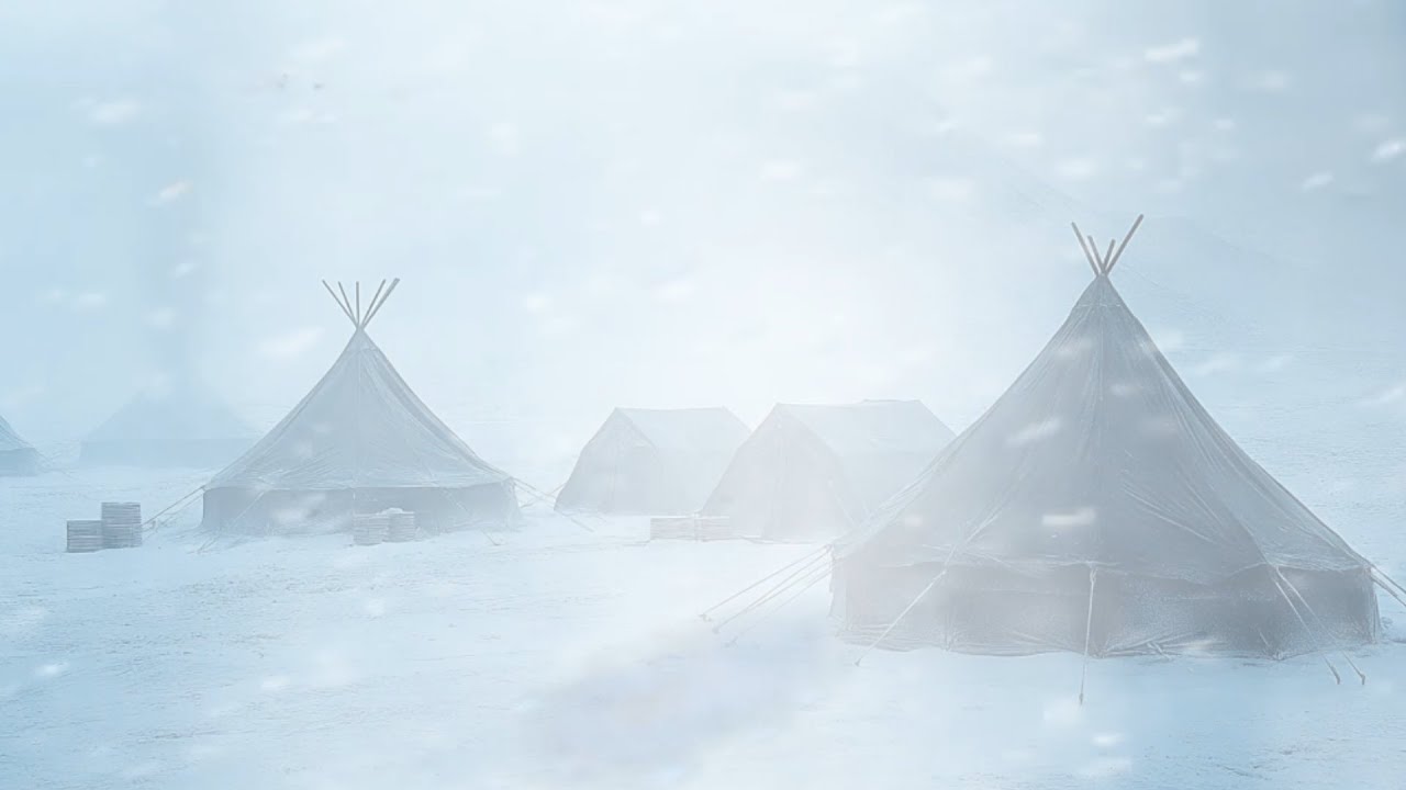 💨 Calming Blizzard and Snowstorm Sounds for Sleep | Winter Storm ...