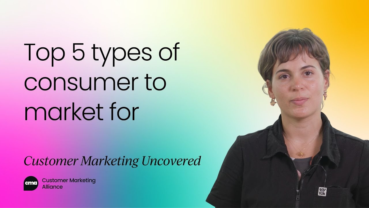 5 types of consumers to market for - YouTube