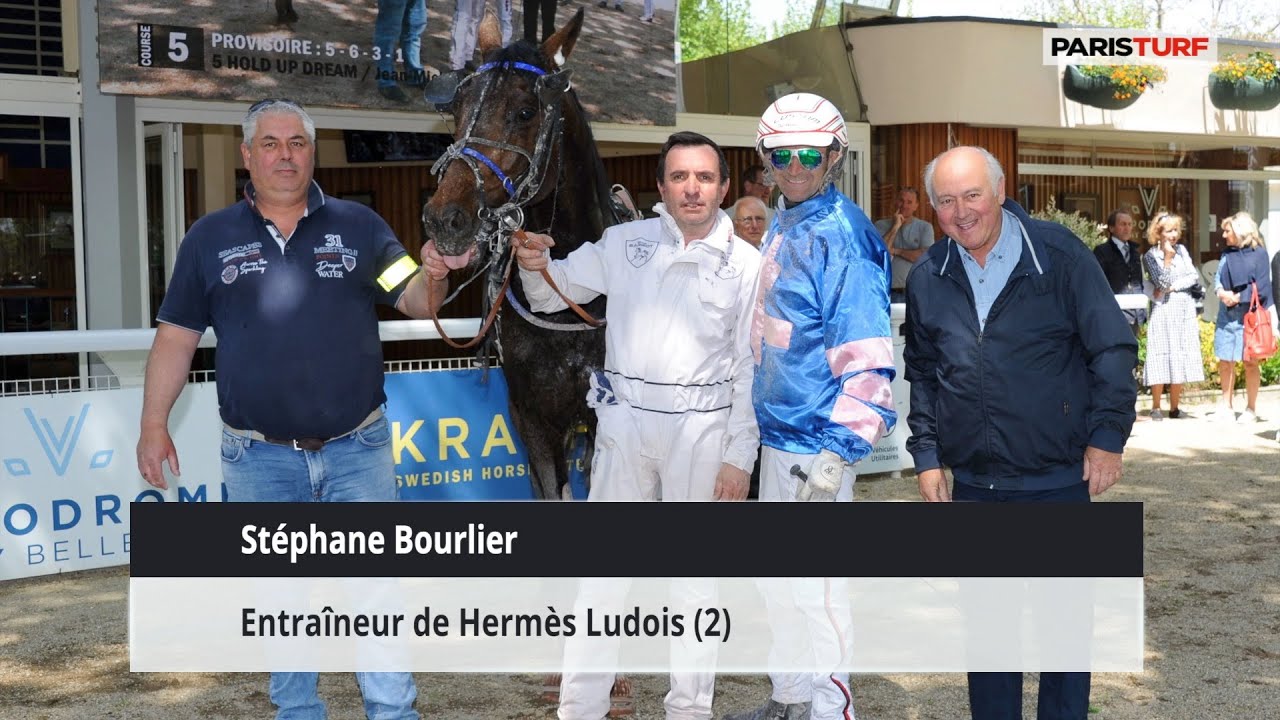 Stéphane Bourlier, entraîneur de Hermès Ludois (02/08 à Enghien) - YouTube