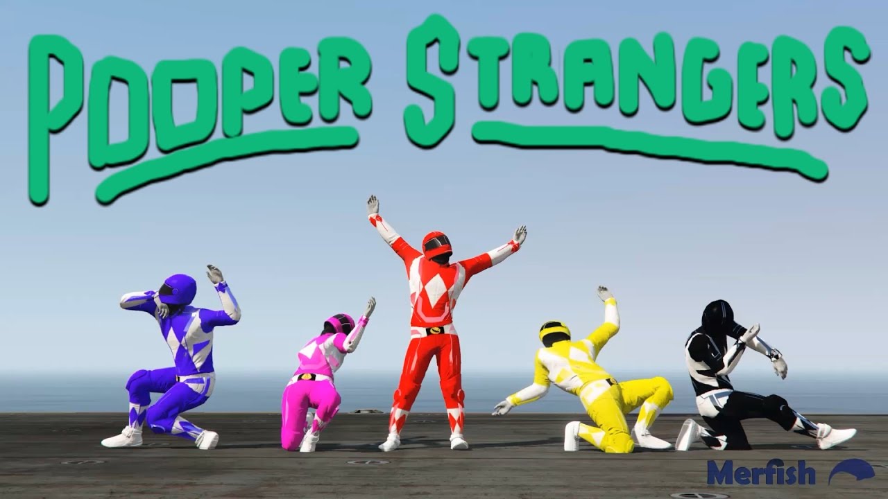 Power Rangers recreated in GTA V - YouTube