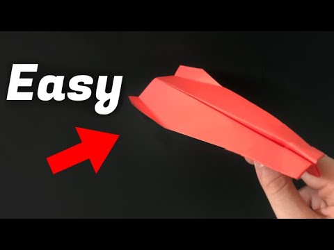 How to make a Paper Hammer Plane (flies far!!) | EASY tutorial - YouTube