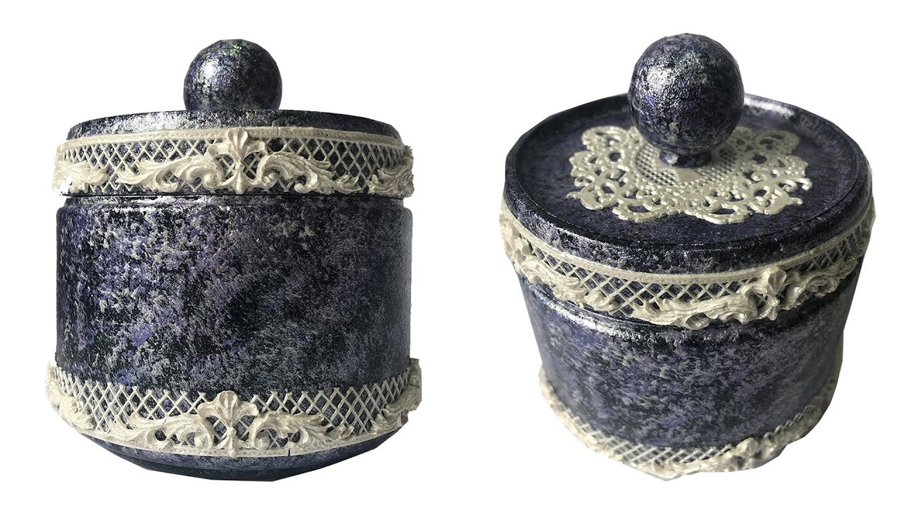 DIY PLASTIC BOX MADE WITH SILICONE MOLDS / EASY TUTORIAL - YouTube