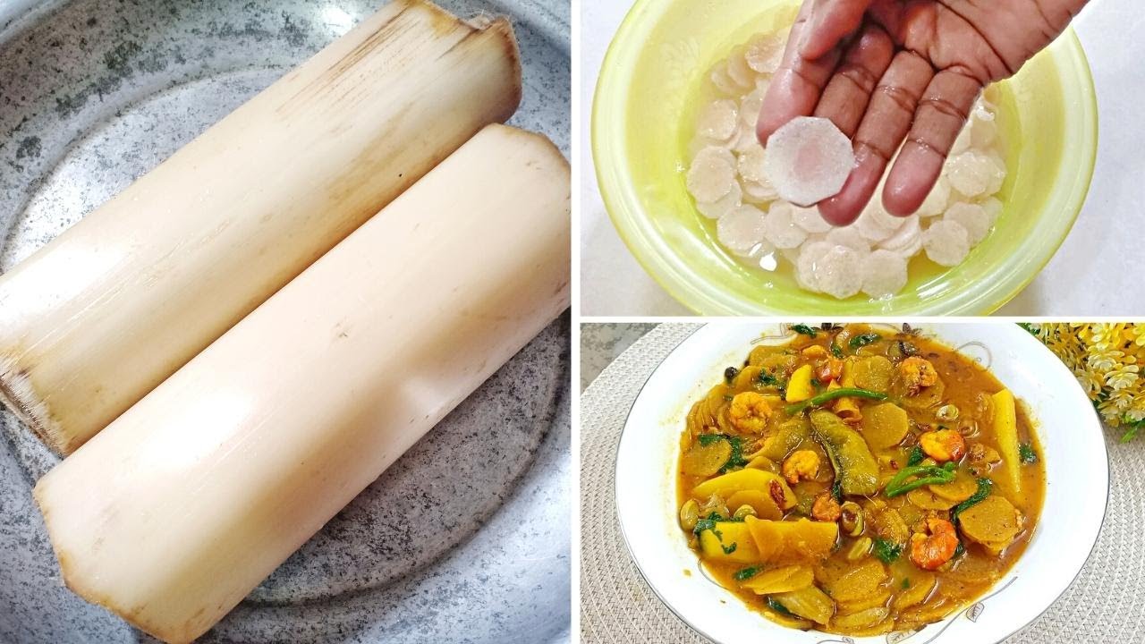 কলার থোর রান্না ও কাটার নিয়ম | কলার বুগুলি রান্না | Kolar Thor recipe ...