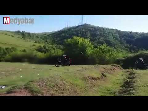 Motosikletli polis timleri piknikçi avında