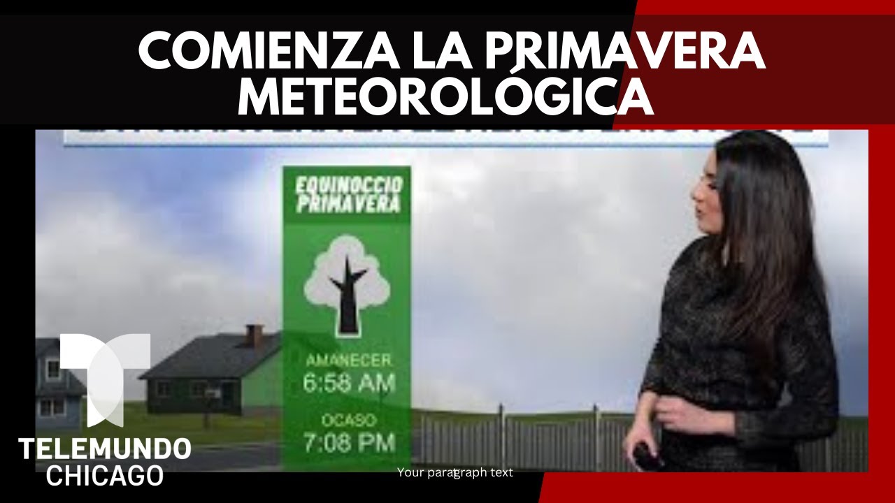 Comienza la primavera meteorológica este viernes y qué sigue en el ...