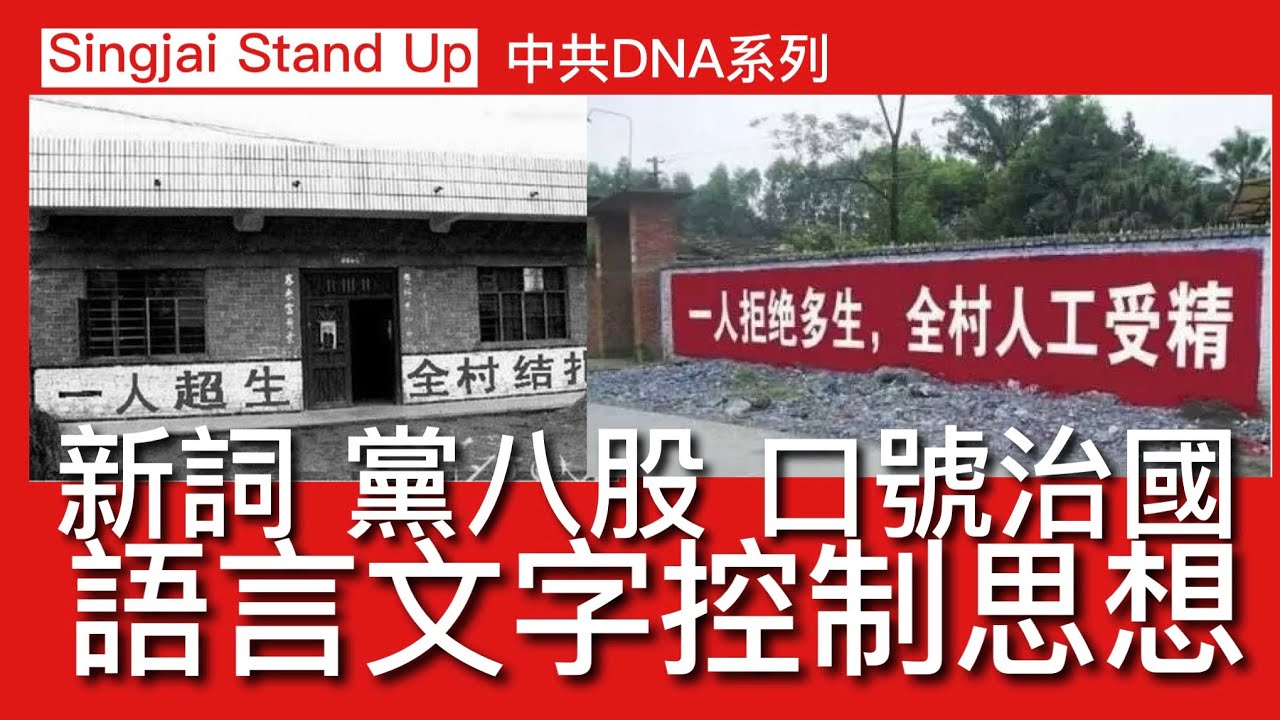 Singjai Stand Up II : 「C C字幕版」歐威爾式創造新詞語 新質生產力全過程式民主 呃鬼食豆腐 空洞無物扮有橋 控制口號 ...