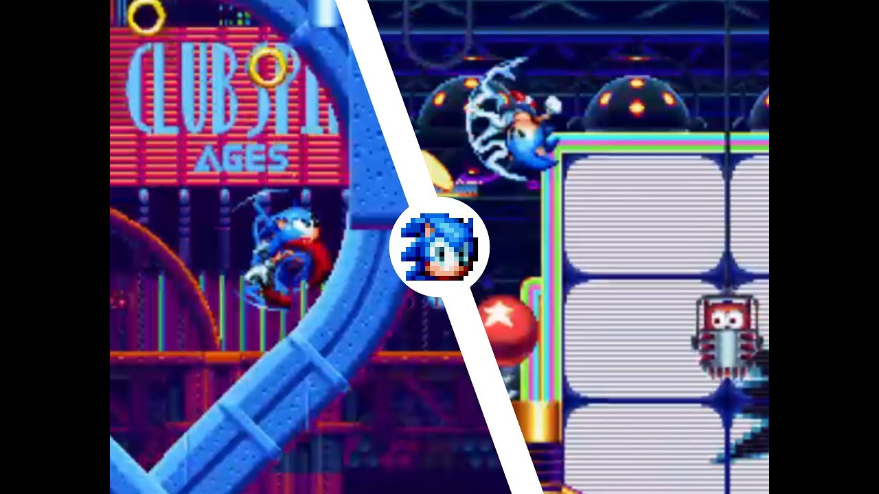 Sonic Mania gameplay Studiopolis - YouTube