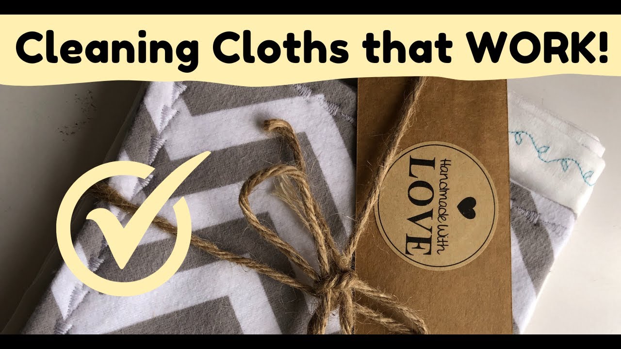 DIY Cleaning Cloths that are Pretty, Practical and Professional! - YouTube