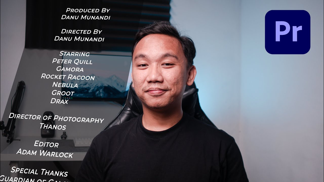 Cara Buat Credit Title Film - Premiere Pro - YouTube