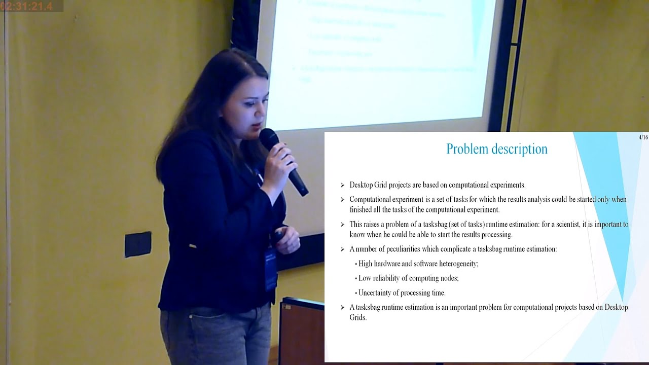 Dynamic forecasting of the completion time of a computational experiment in a Desktop Grid ...