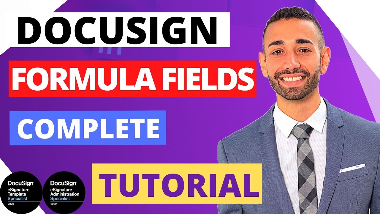 How To Set Up DocuSign Templates With FORMULA FIELDS | DEMO in 2025 ...