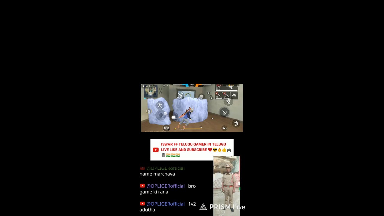 Live streaming of ISWAR FF TELUGU GAMER - YouTube