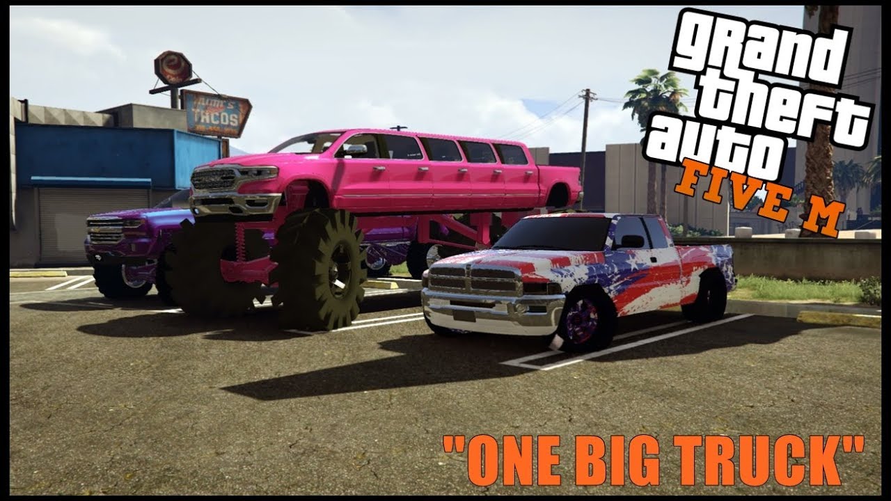 GTA 5 ROLEPLAY - 10 DOOR DIESEL MONSTER TRUCK - EP. 389 - CIV - YouTube