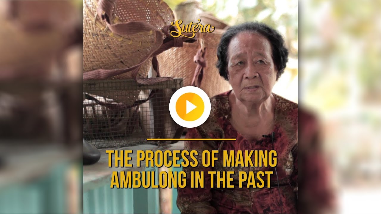 The Process of Making Ambulong in the past - YouTube