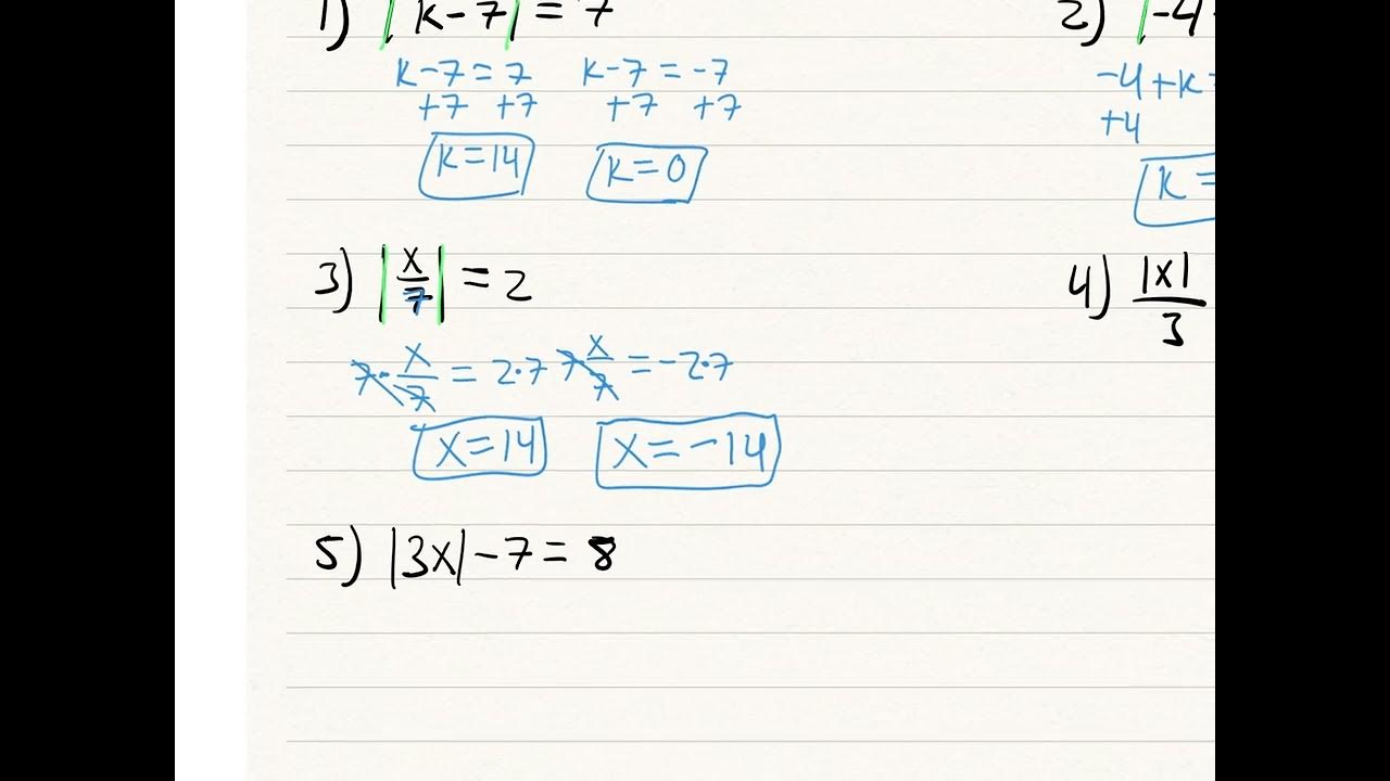 Algebra I Freshman - Quiz #3 Review - Chapter 3.6-3.7 - YouTube