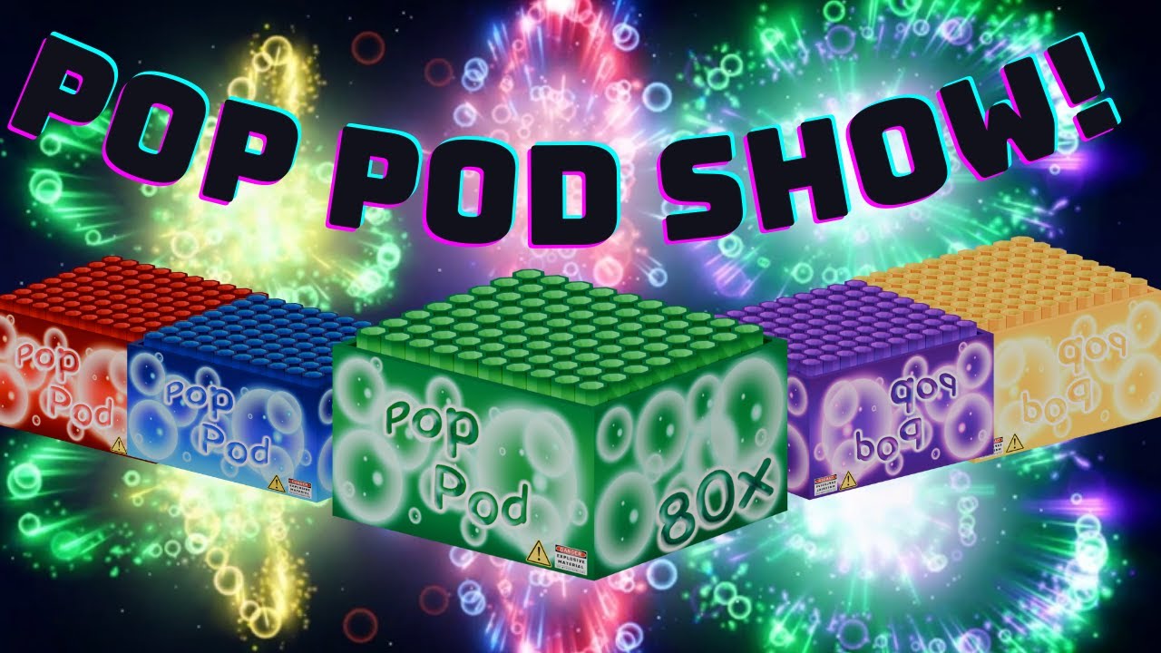 Insane 80x pop pod show in (fireworks playground) Roblox. - YouTube