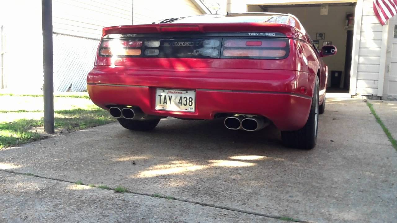 300zx Twin Turbo Billy Boat exhaust (B&B exaust) - YouTube