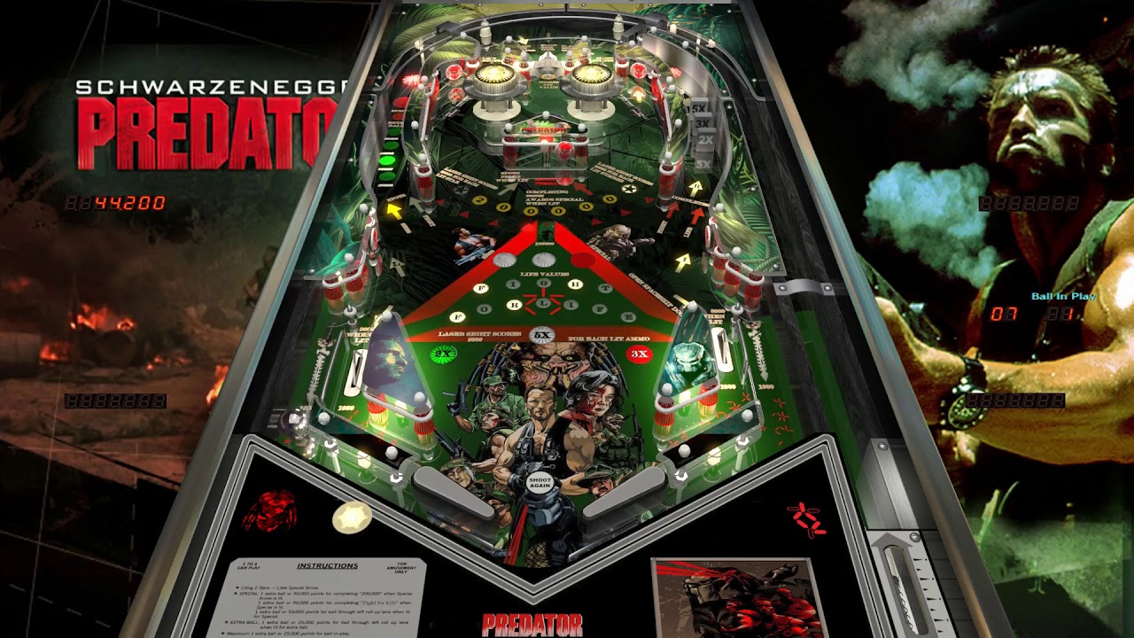Predator Pinball (WIP) VPX - YouTube