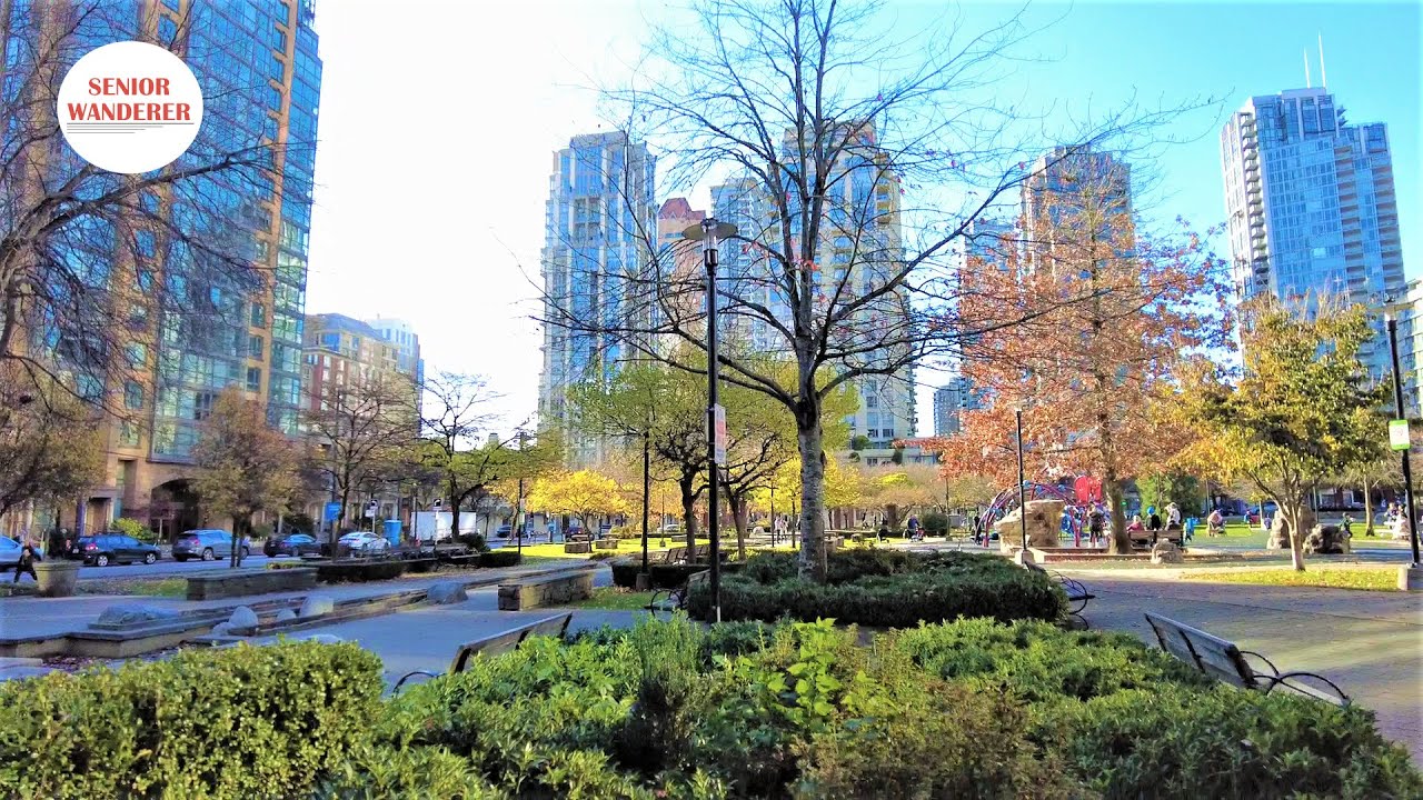 Vancouver street walk, EP178 - Emery Barnes Park to Nelson Street - YouTube
