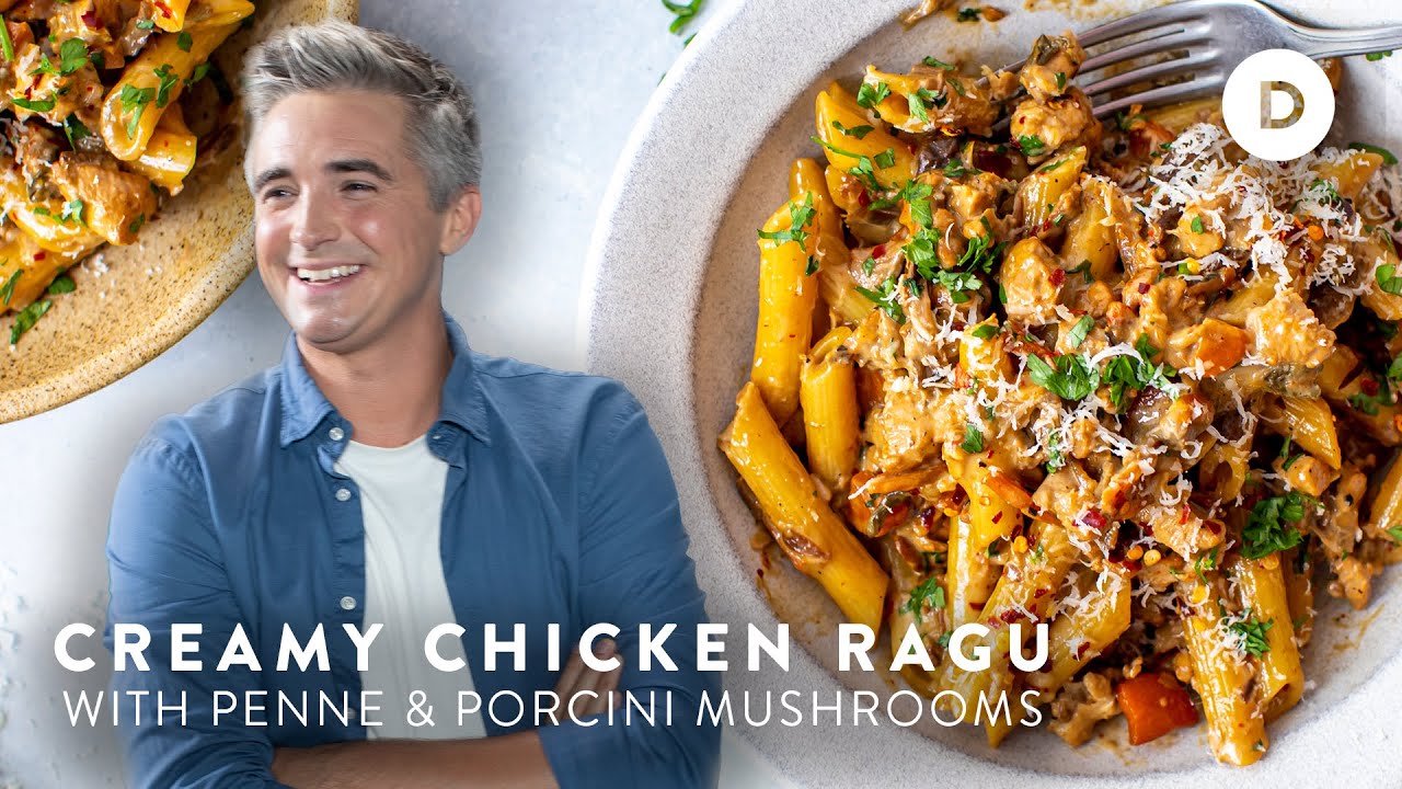 CREAMY Chicken Ragu Pasta! - YouTube