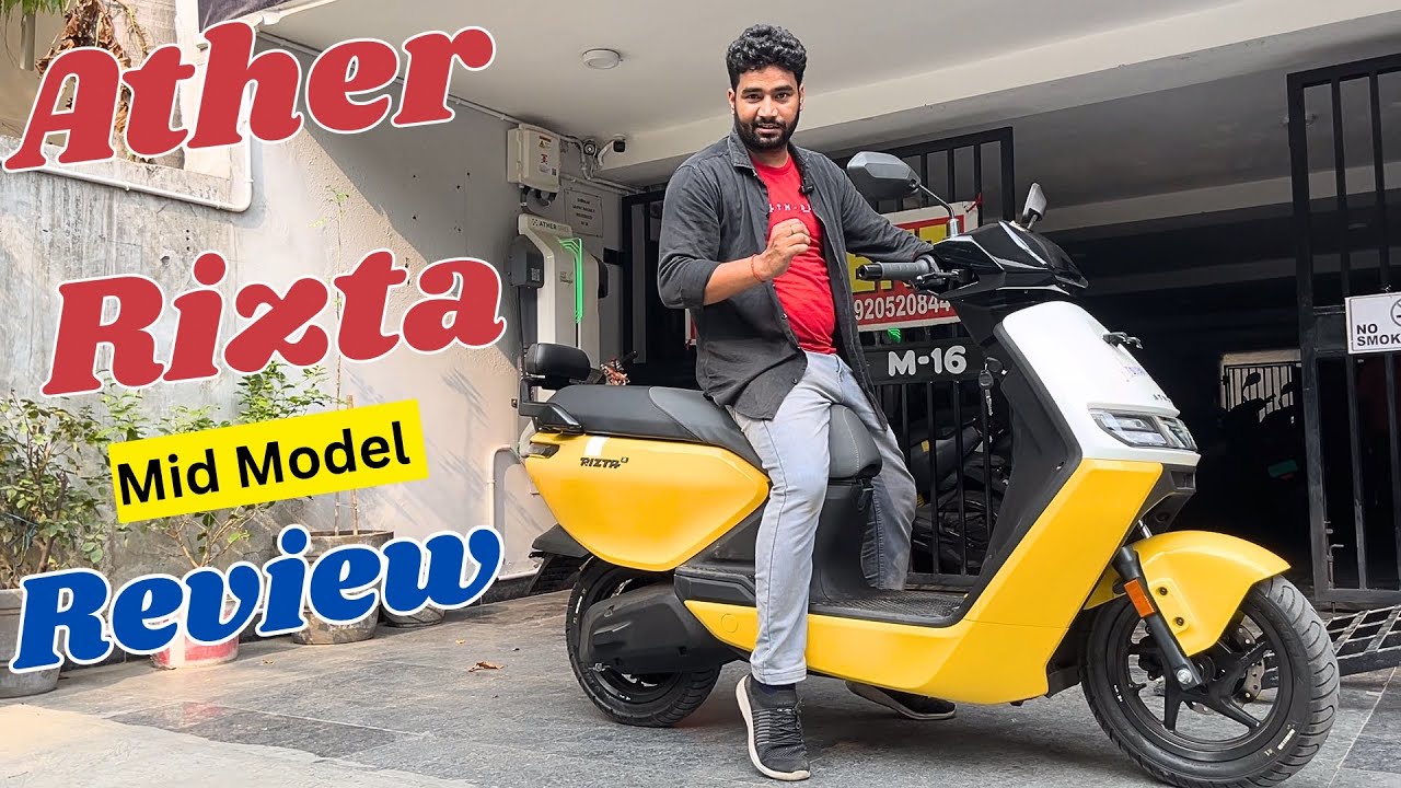 Killer Ather Rizta Z 3.7 KWH Review Price Mileage Features Top Speed ...