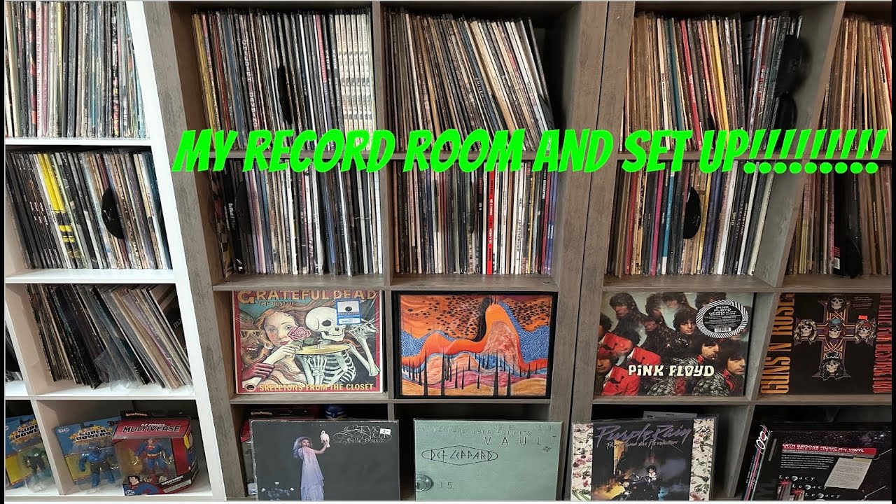 My Record Room and Setup - YouTube