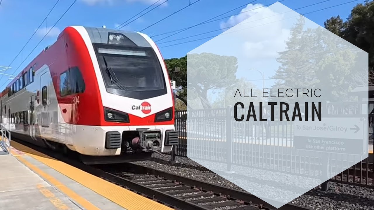 Electric Caltrain Bike Car - California Avenue to Mountain View Station ...