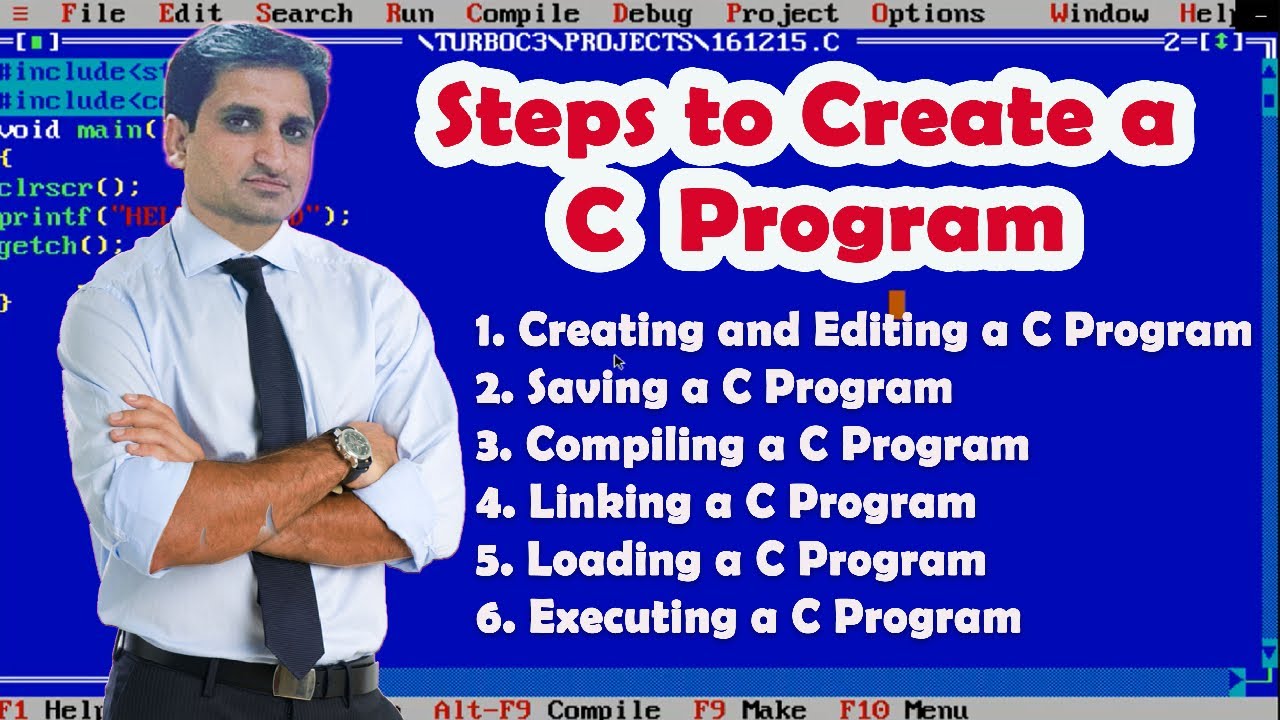 Steps To Create A Program In C Language How To Create A C Program In Steps To Create A Program In C Language How To Create A C Program In