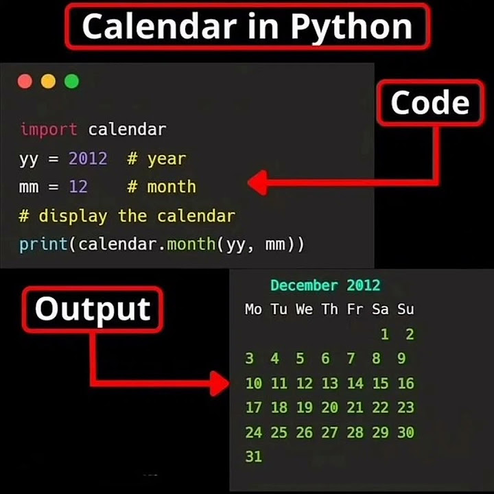 Calendar In Python Learnpythononline Learnpython Python Pythontutorial Pythontutorial Youtube