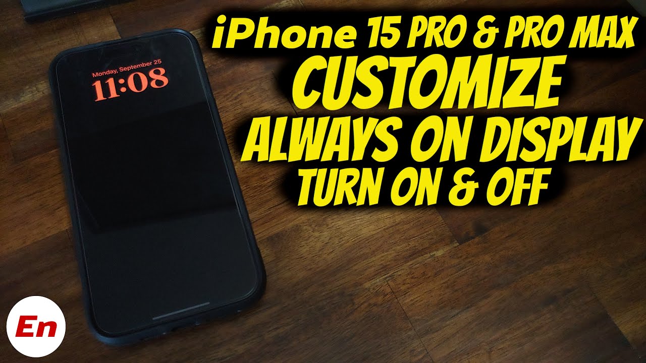 iPhone 15 Pro Max | How to Customize, Turn Off & On Always on Display ...