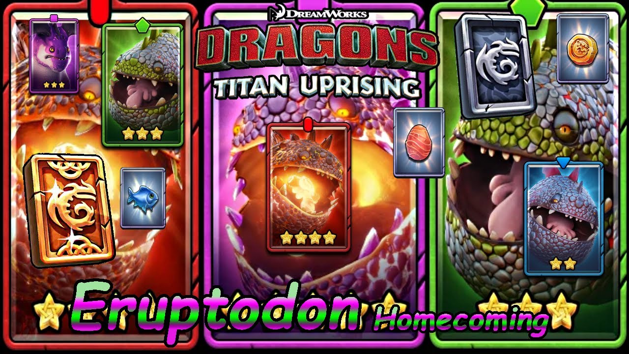 Dragons: Titan Uprising / Eruptodon Homecoming / Full Battle / BP 8100 ...